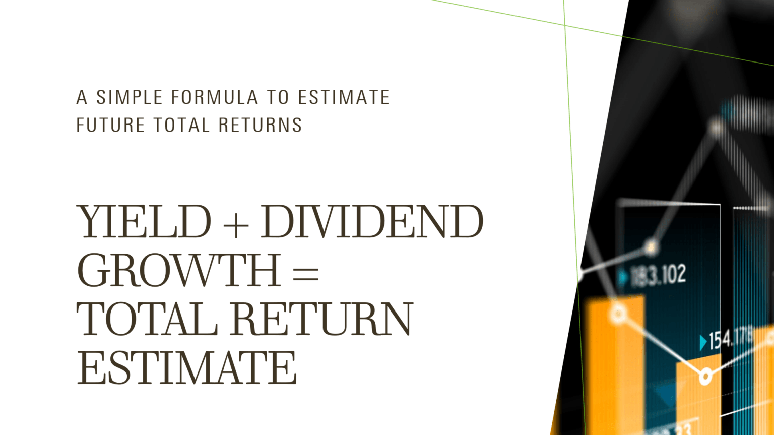 Yield + Dividend Growth: A Simple Formula To Estimate Total Returns